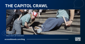 Disability Activism History: The Capitol Crawl | Accessible Web