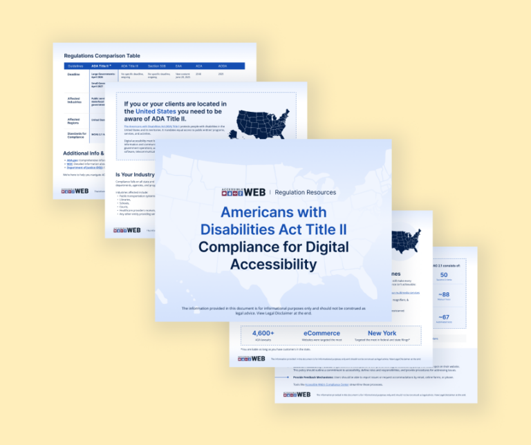 Web Accessibility Software & WCAG Audit & VPAT Services